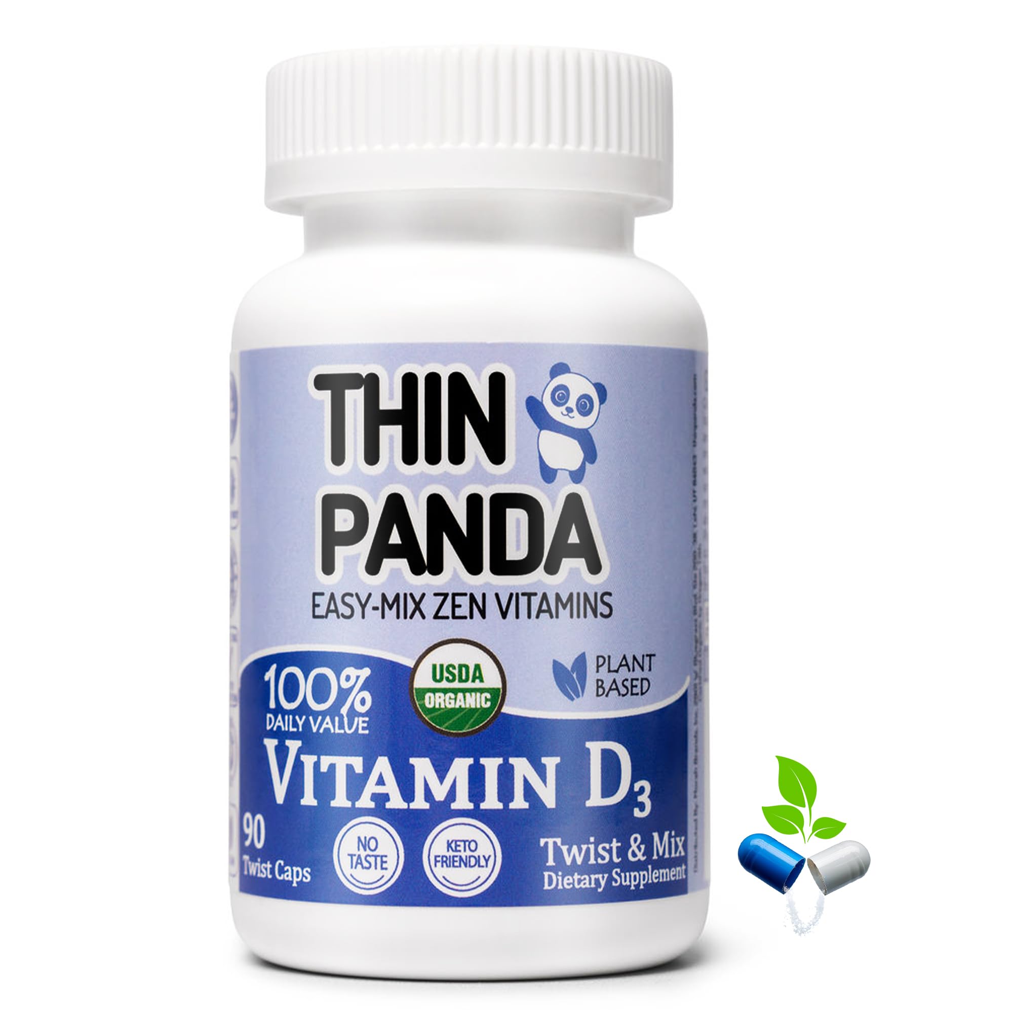 Amazon.com: 100% Organic Vitamin D3 Supplement | 100% Of Your RDA | For ...