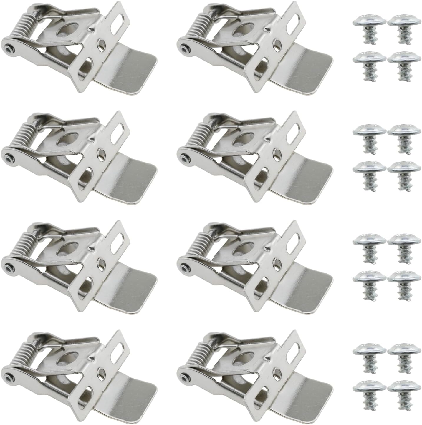 Heyous 8PCS 50x23mm Spring Steel Recessed Light Fitting Panel Light ...