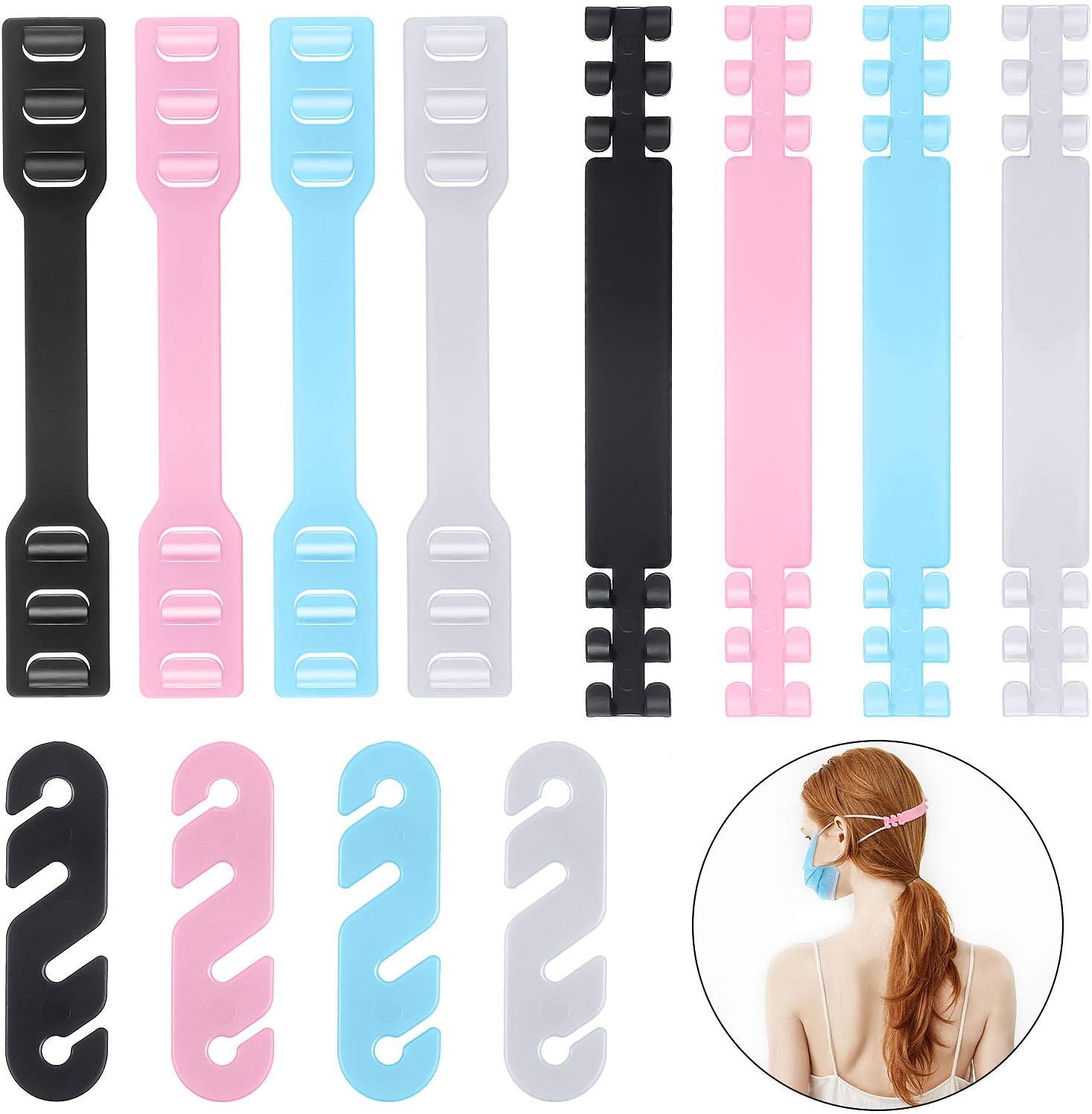 Amazon.com: 24 Pieces Face Cover Extender Strap Practical Ear Protector ...