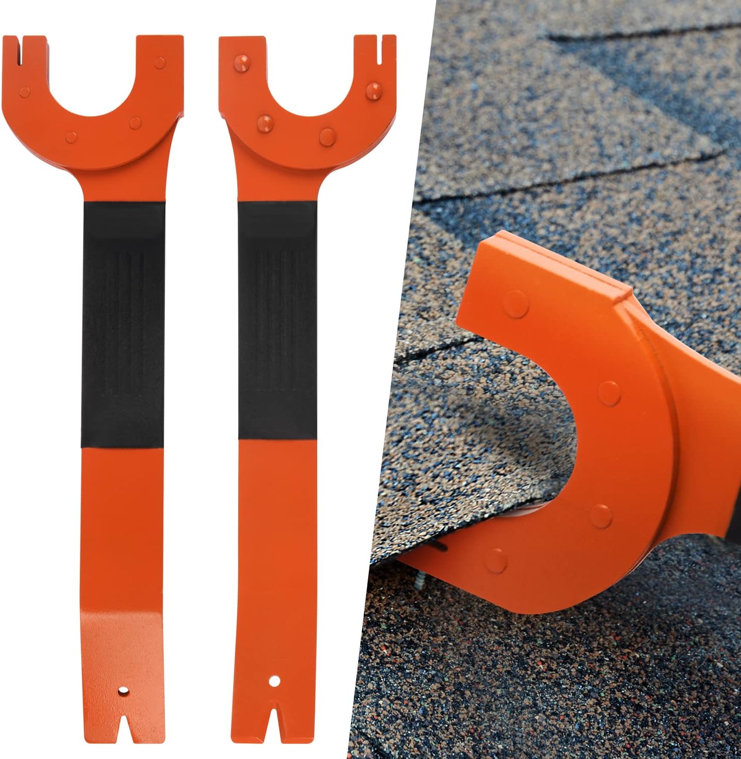 PacTool RS501 Roof Snake Tool - Shingle Pry Bar - Heavy Duty Nail ...