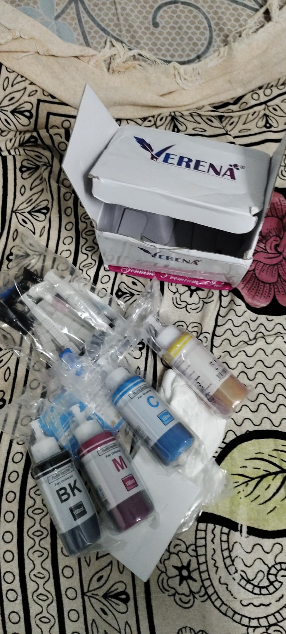 VERENA Refill KIT for HP 682 Ink Cartridge for Compatible Ink Jet ...