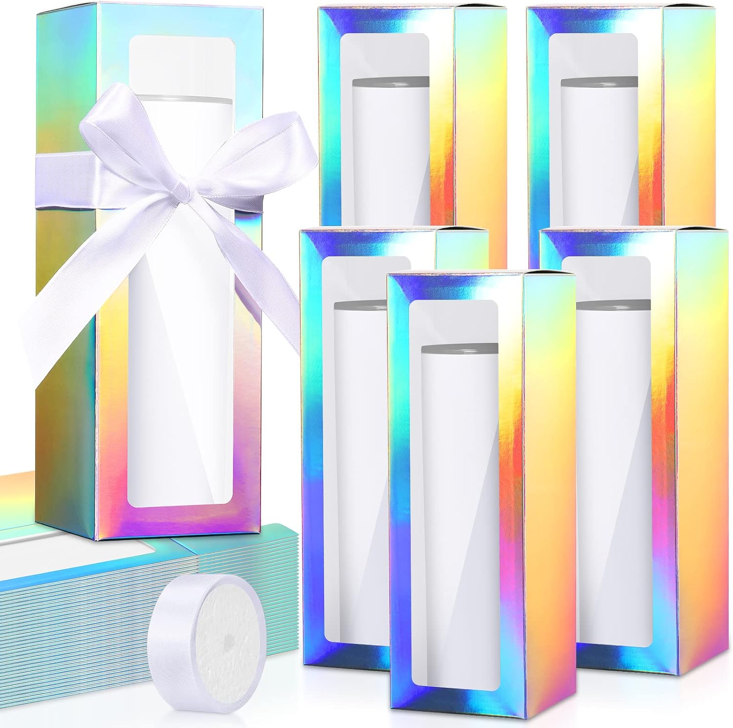 Amazon.com: Honoson 24 Pcs Gift Boxes for Sublimation Tumblers ...