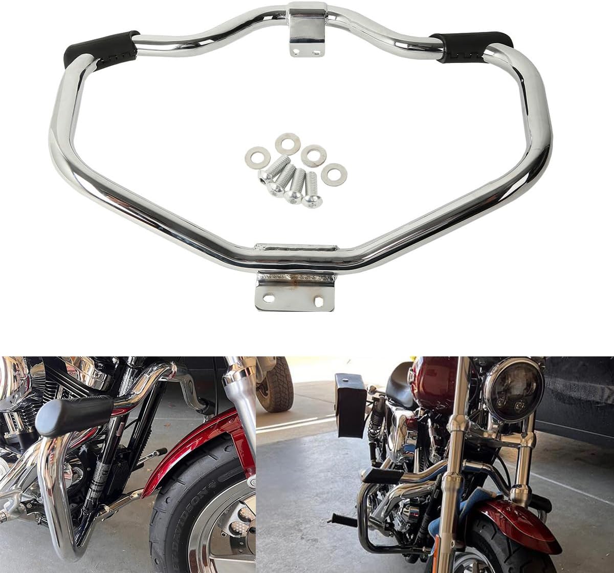 Amazon.com: KUAFU Highway Bars Engine Guard Compatible with 1986-1999 ...