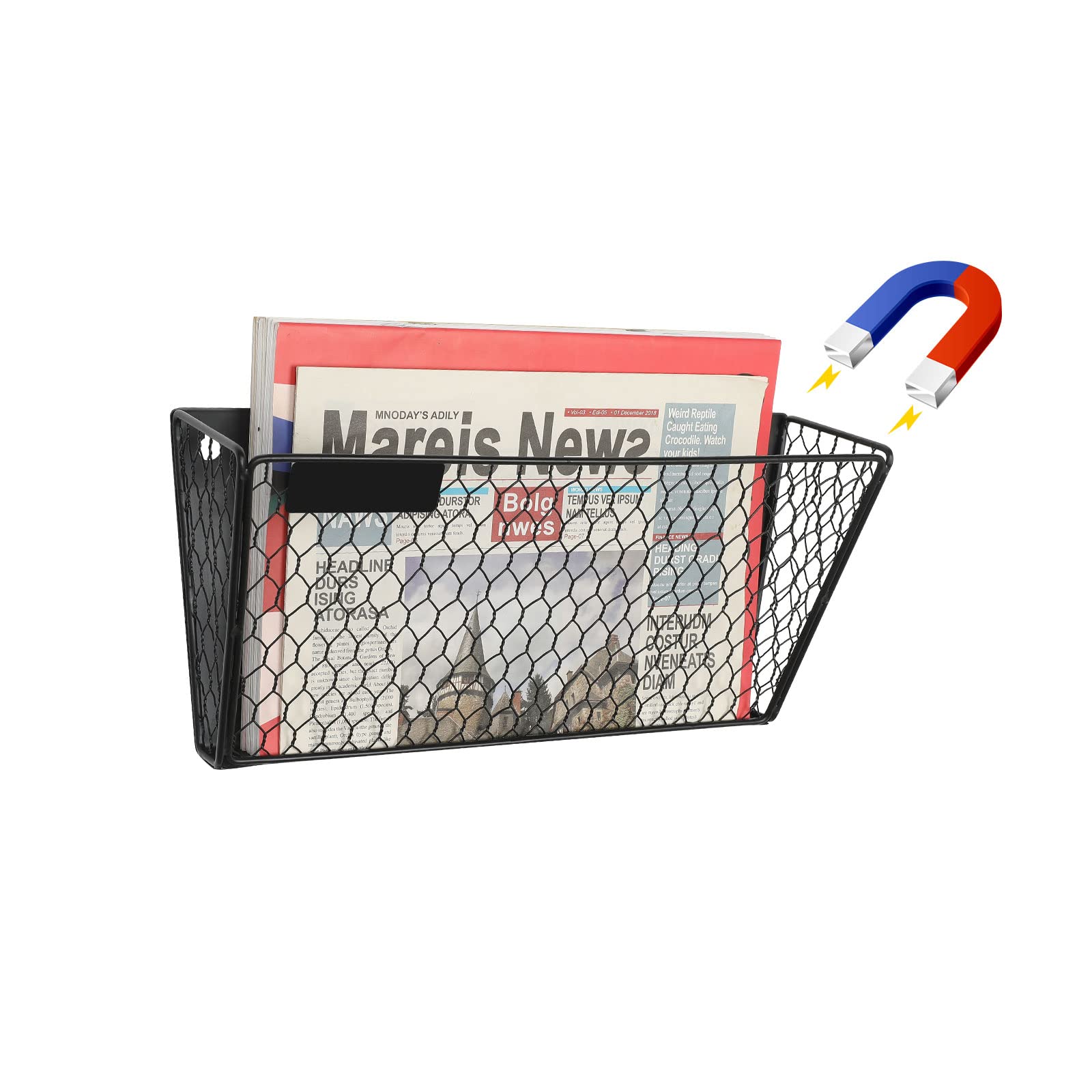 Magnetic Plastic File Bins