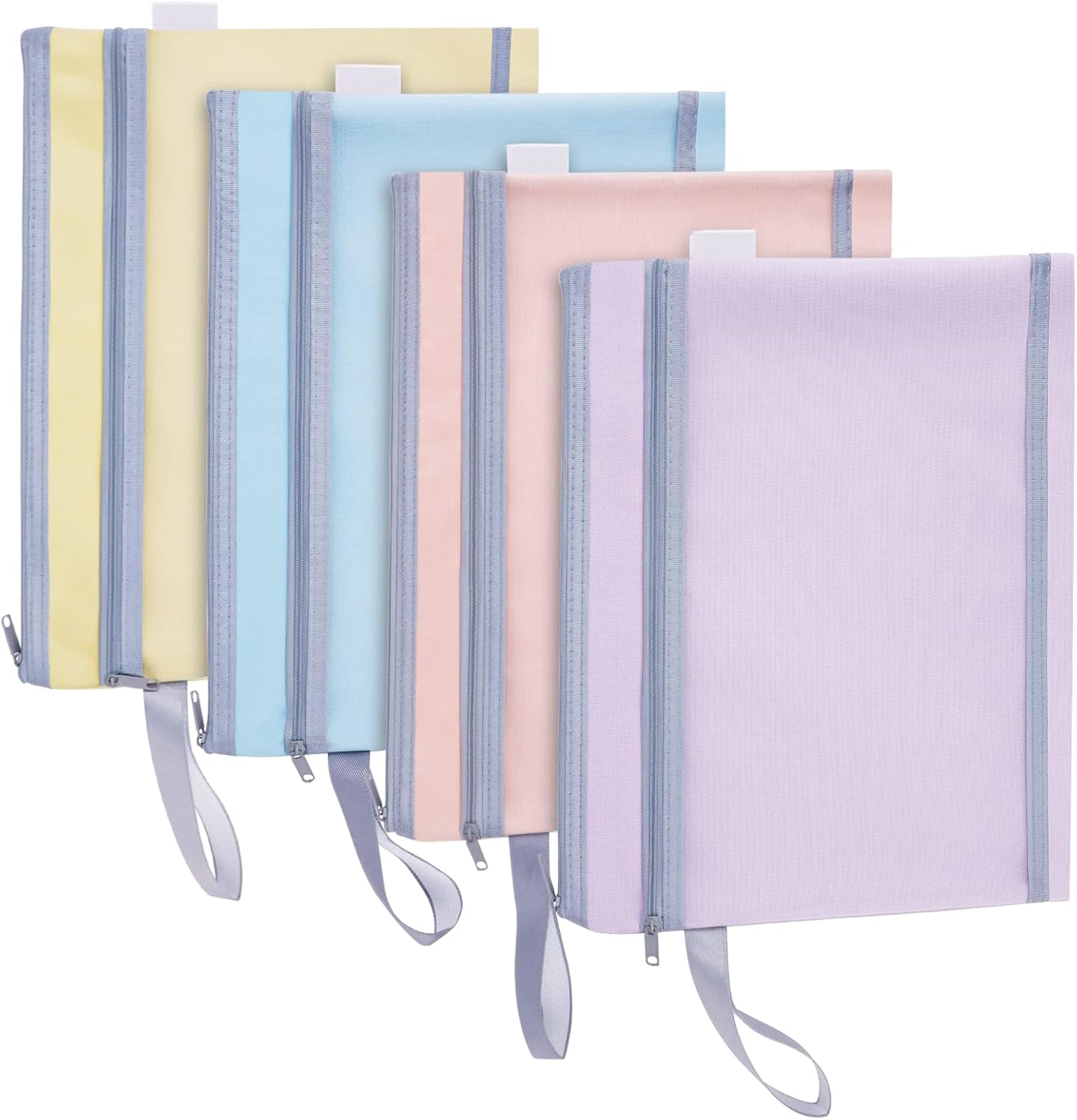 Amazon.com : 4 Pack A4 Mesh Document Bags with Zippers and Handle ...