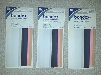 Amazon.com: Bondex Mend and Repair with No Sew Iron-On Patch Fabric ...