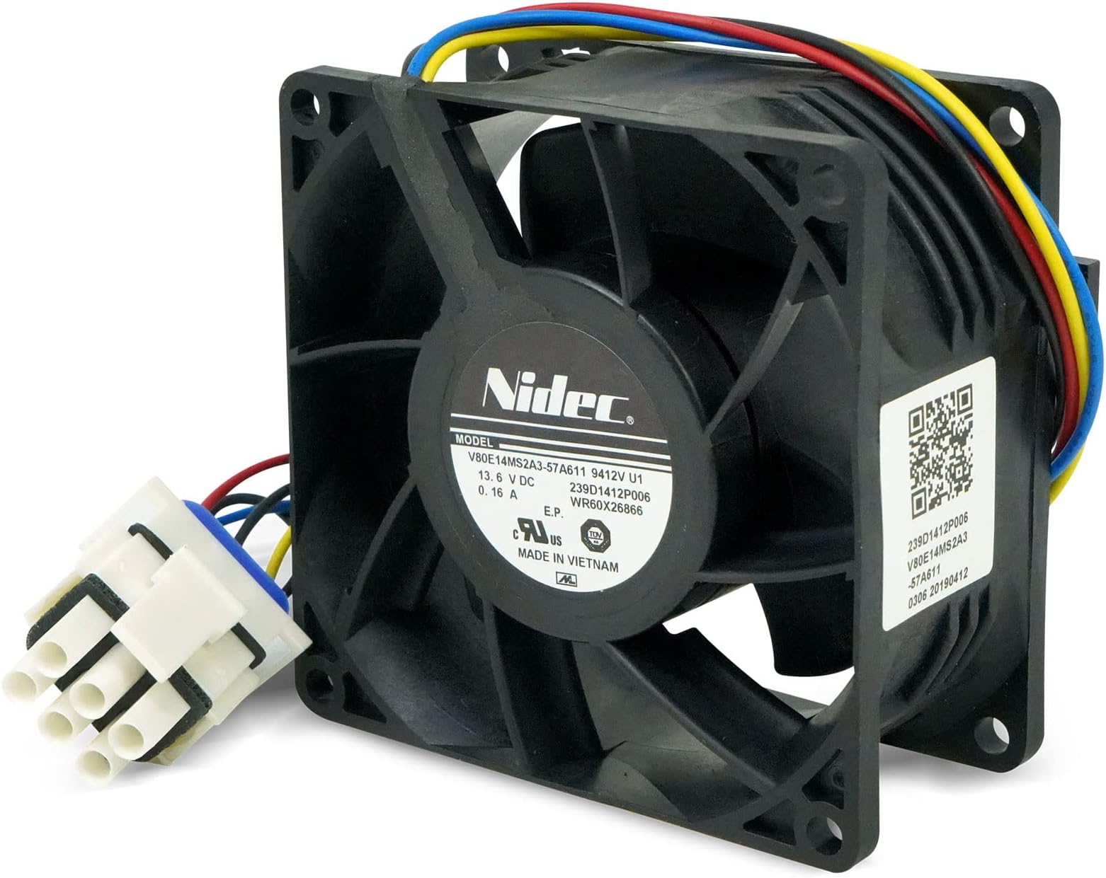 Amazon.com: Upgraded WR60X10141 WR60X31522 Refrigerator Evaporator Fan ...