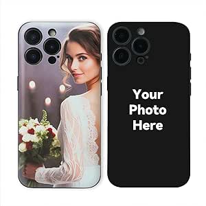 Amazon.com: CORLAGOON Custom Pictures Phone Case for iPhone 16 15 14 12 13 11 Pro Max ...