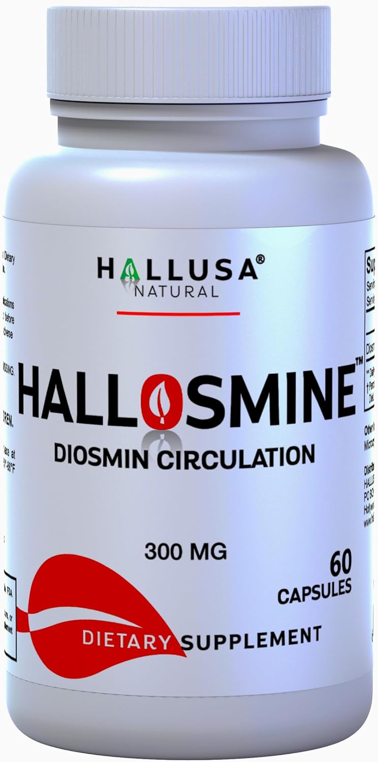 Amazon.com: Hallusa Natural Diosmin Circulation - Support for ...