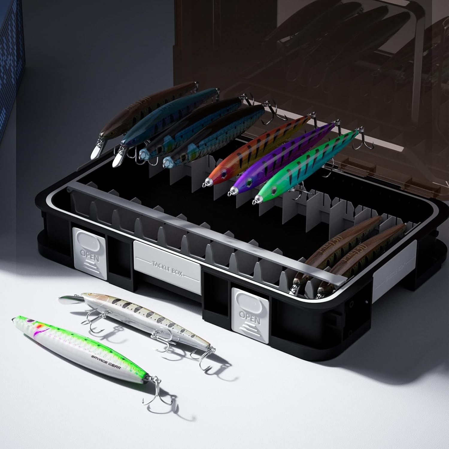 Amazon.com: Tcakelox 2300 Lure Organize Effortlessly Easy Storage for ...
