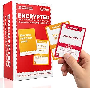 Factory of Games Encrypted Party Game, 16+, 2-20 Players, UK Edition ...