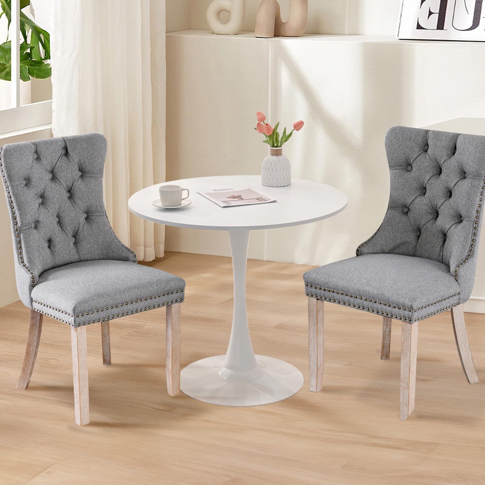 Amazon.com - SoarFlash Kitchen Table and Chairs for 2, Dining Table Set ...