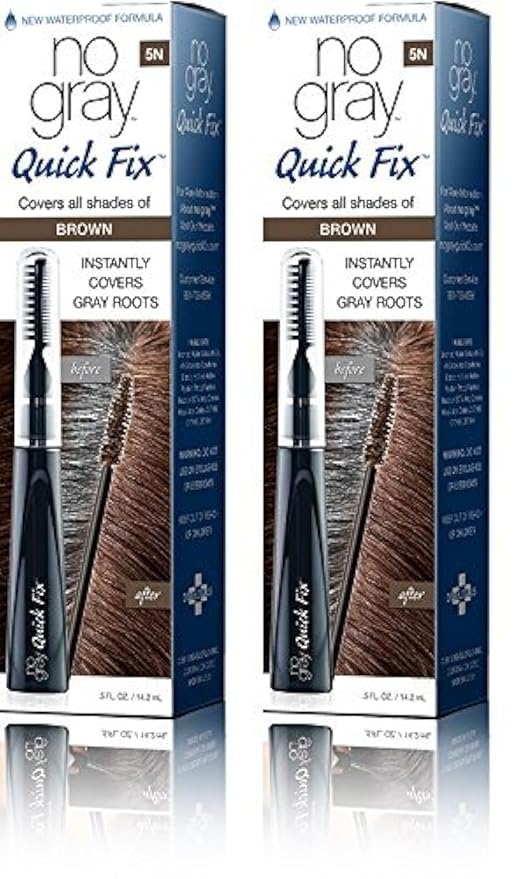 Amazon.com: No Gray Quick Fix Instant Touch-Up for Gray Roots (Set of 2 ...