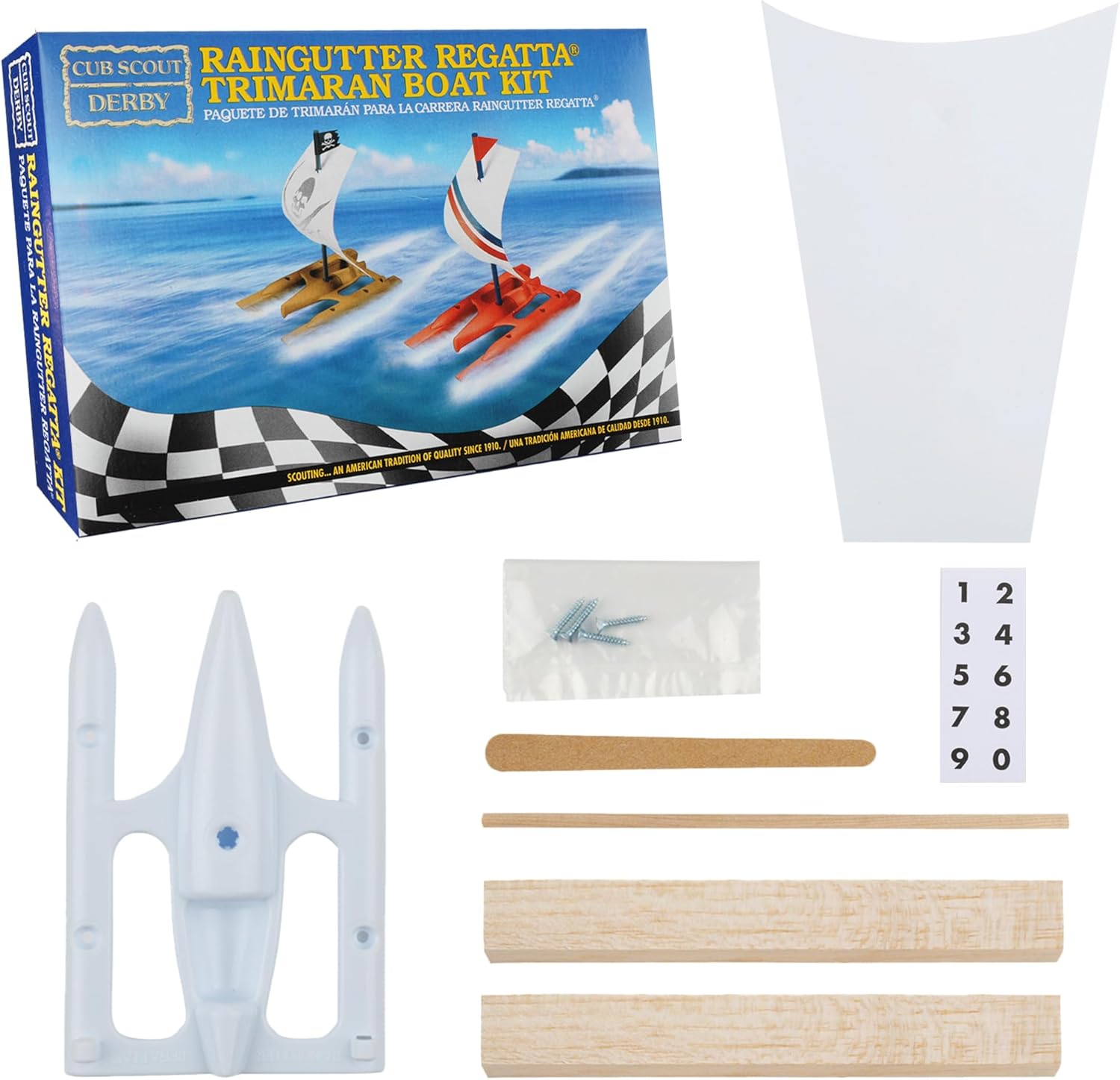 Raingutter Regatta Trimaran Race Boat Kit - Easy Build DIY Model for ...