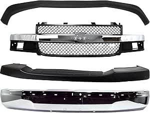 Amazon.com: Go-Parts - Front Bumper Kit for 2003-2017 Chevrolet (Chevy ...