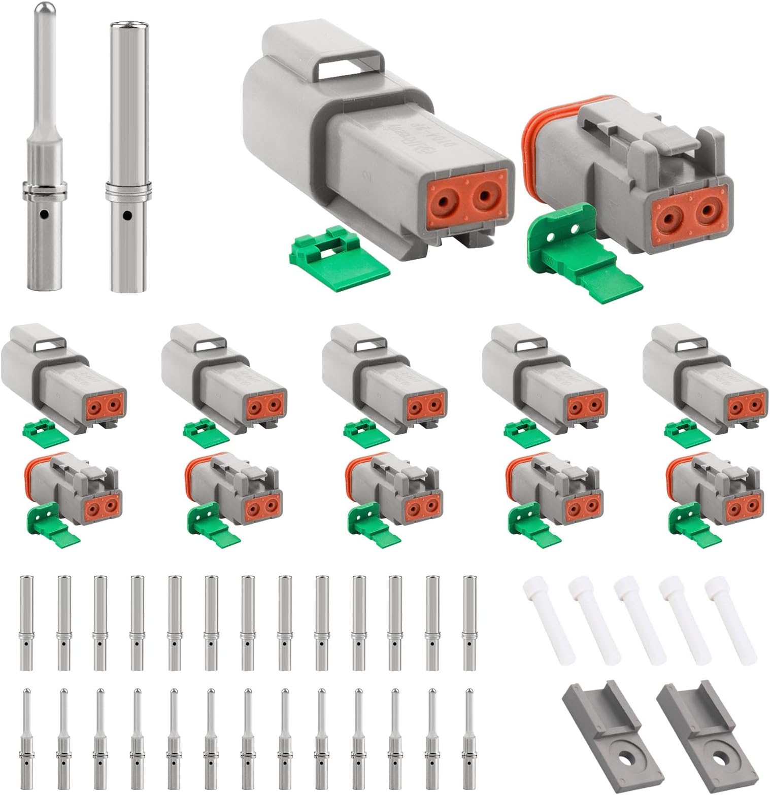 Amazon.com: JRready DT Deutsch Connector 2 Pin IP68 Waterproof 6 Kits ...