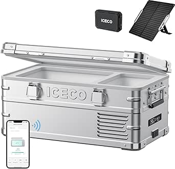 Amazon.com: ICECO APL20 Portable Refrigerator Freezer, 21Qt 12v ...