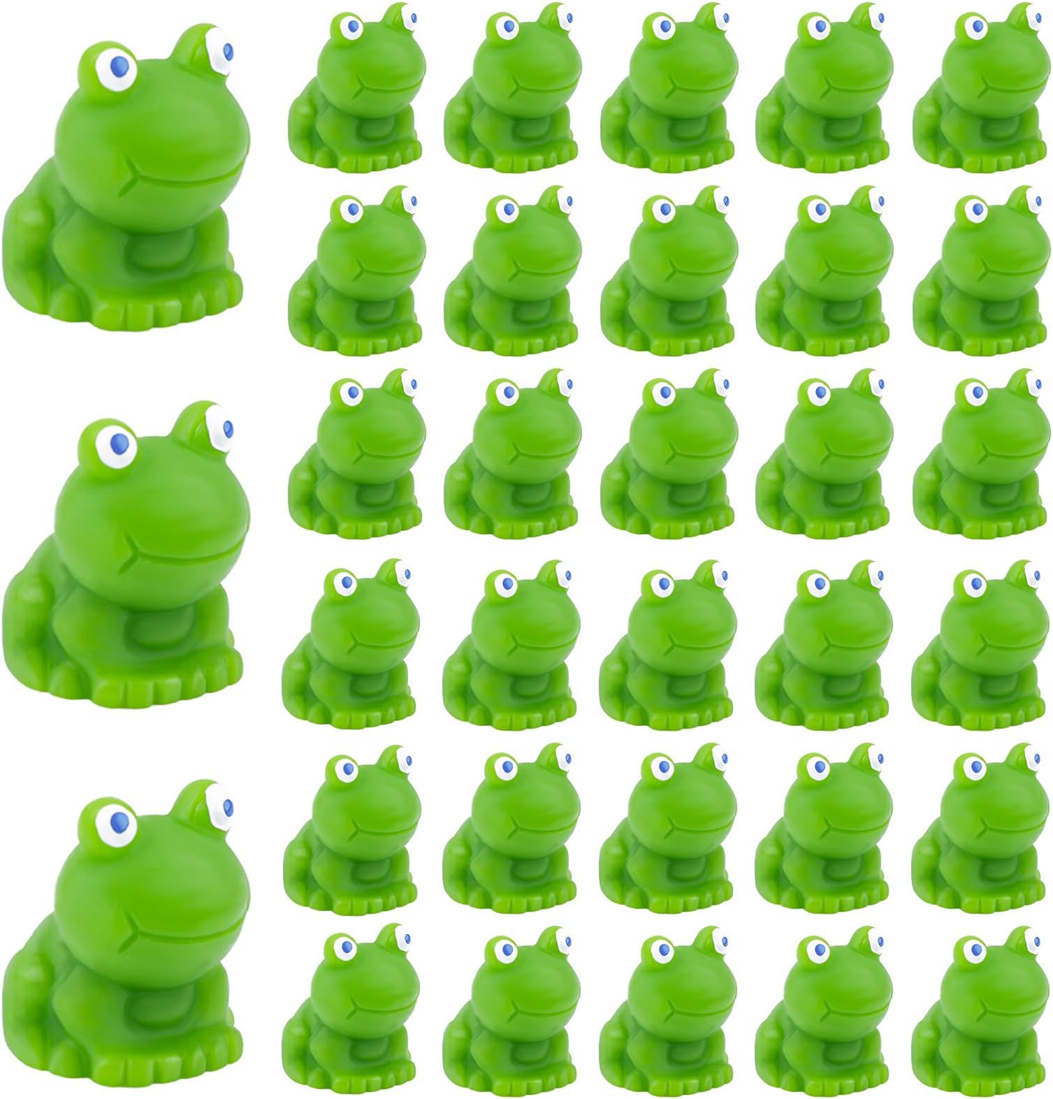 Amazon.com: Yuronam 50 PCS Mini Frogs Garden Decor Tiny Plastic Frogs ...