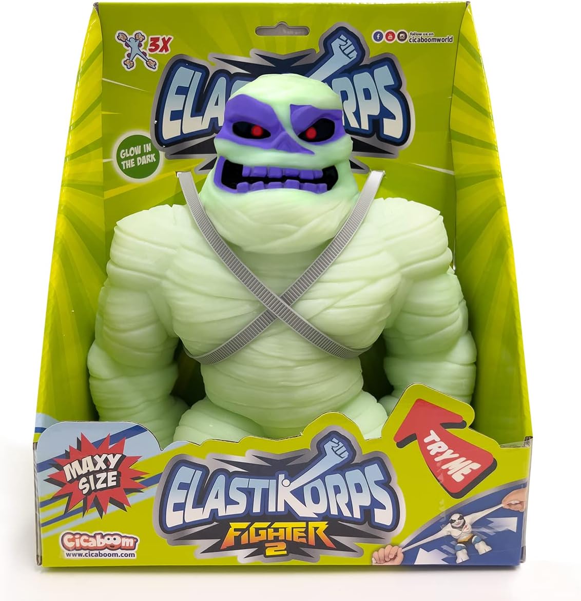 Amazon.com: CICABOOM Maxy Elastikorps Fighter 2 - Maxy Mummy Extendable ...