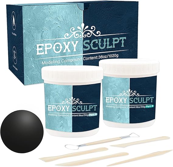 Amazon.com: 2.2pound AB Epoxy Sculpt Clay, 2 Part Epoxy Modeling Paste ...