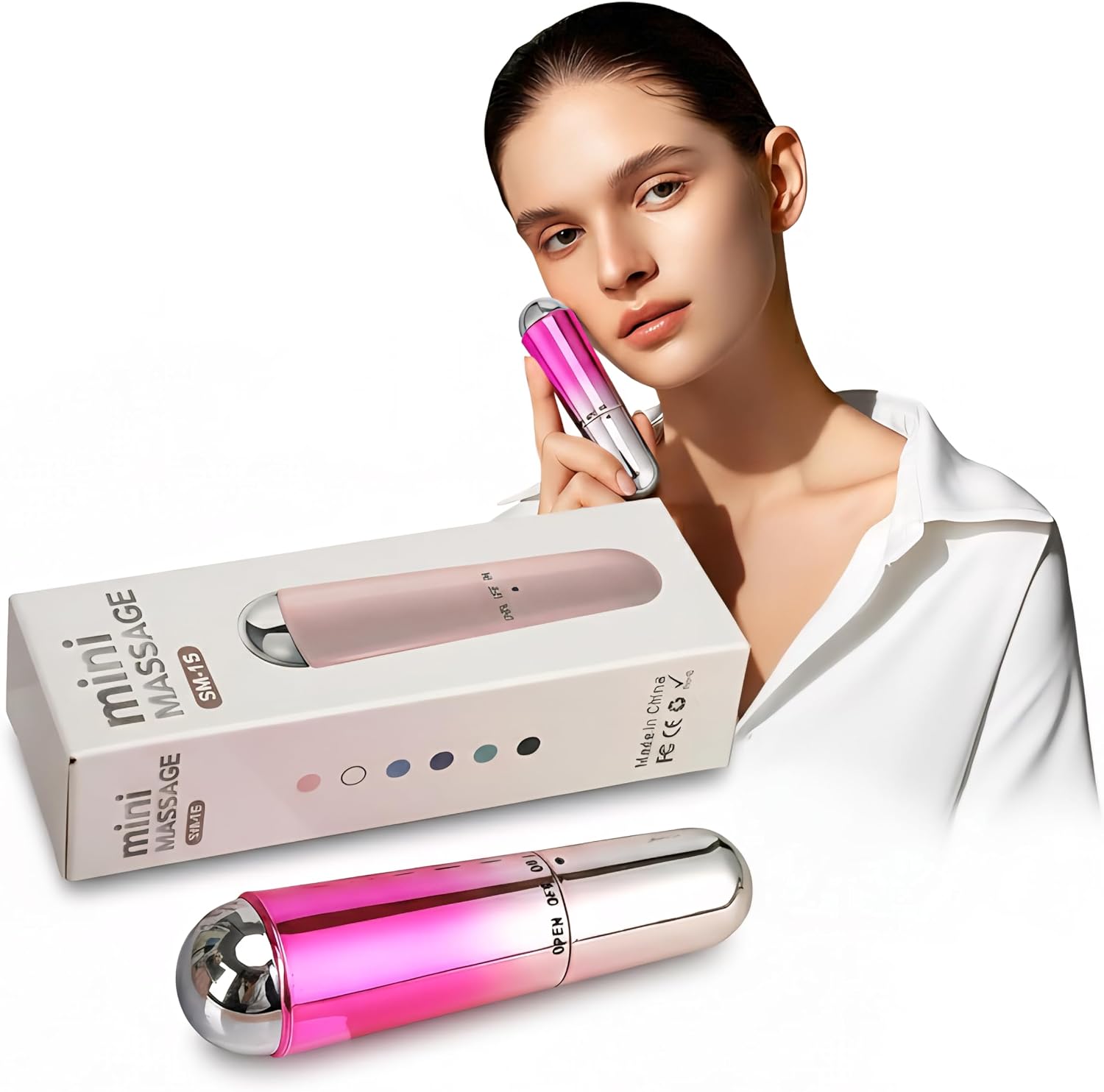 Ultrasonic Eye Massager Wand for Dark Circles, Puffiness & Eye Bags ...