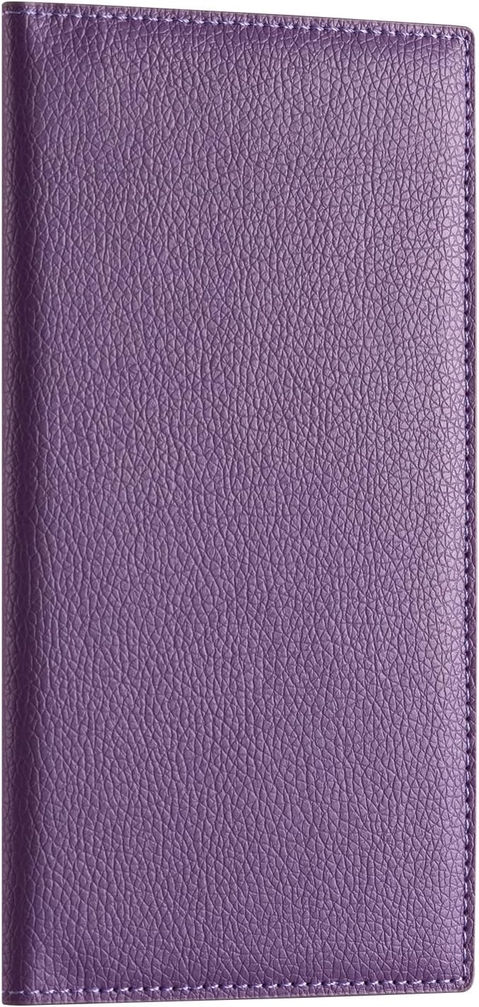 Amazon.com: CoBak Premium Leather Checkbook Cover - RFID Blocking ...