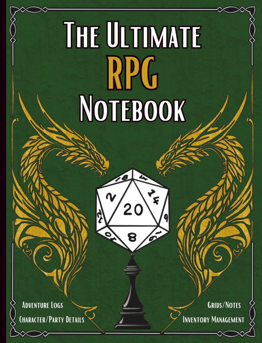 Amazon.com: The Ultimate RPG Notebook: 250-pages with Character and ...