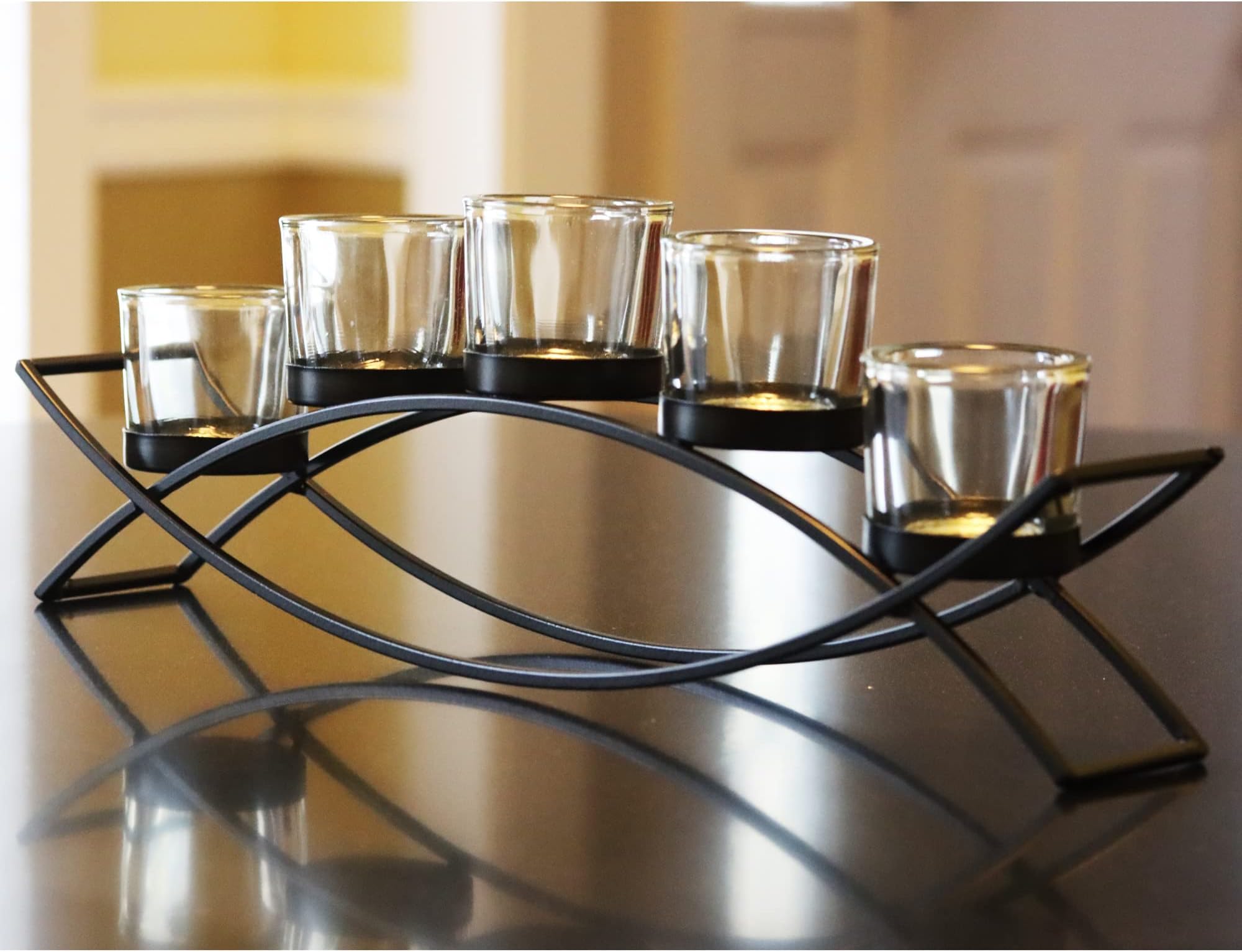 Amazon.com: Danya B. Bubbles Multiple Candle Holder for Pillar and ...