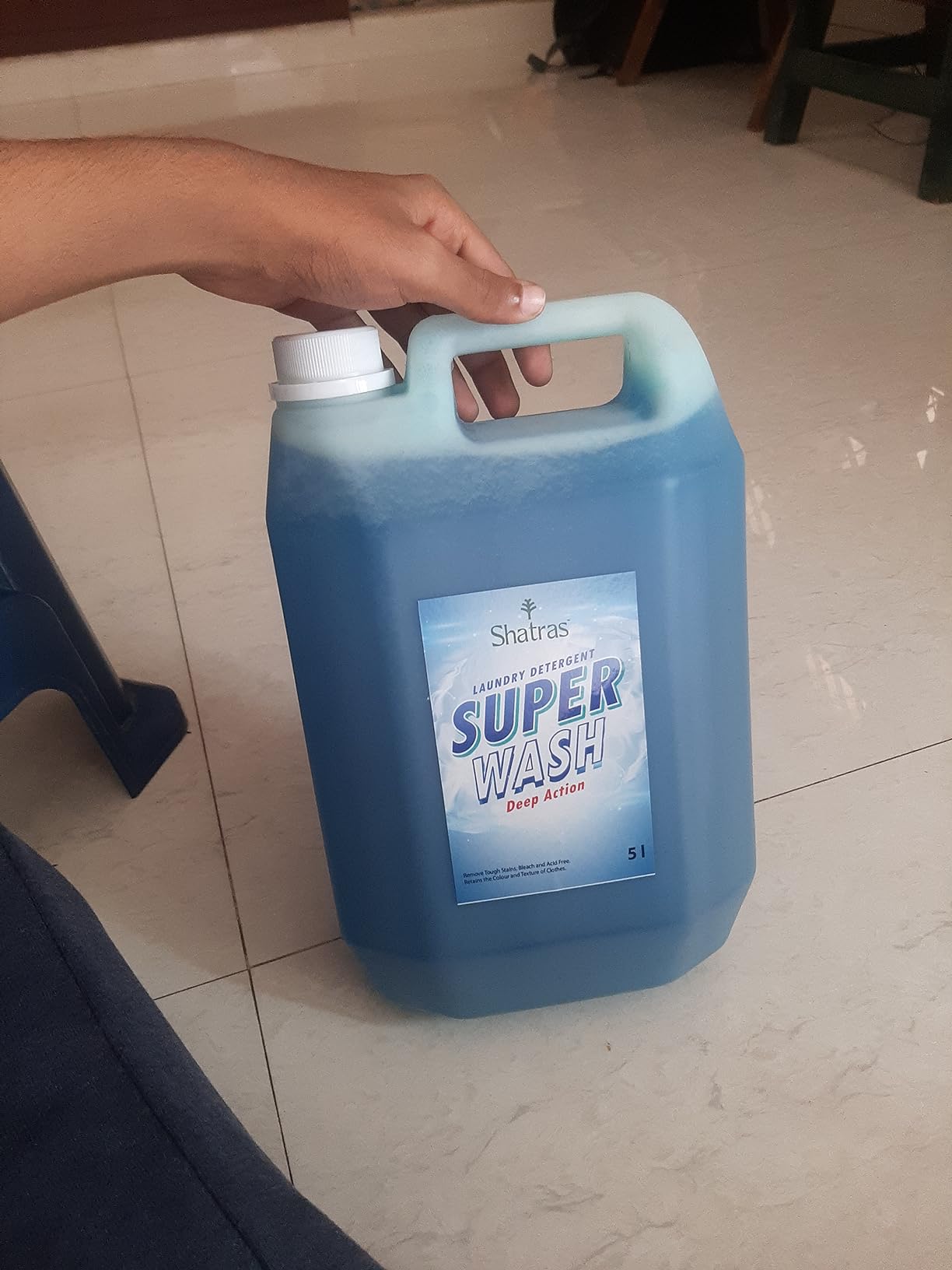 Super Wash Liquid Detergent, Laundry Liquid for Fabric Care, Suitable ...