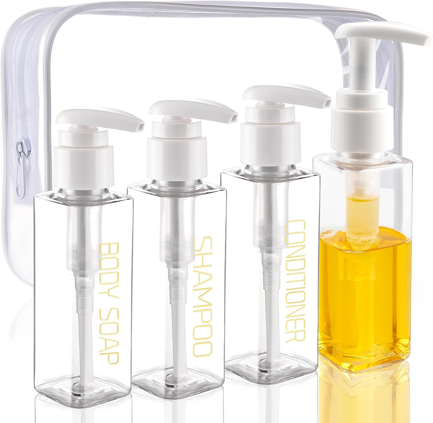 Amazon.com: Cosywell Travel Kit TSA Approved Travel Containers Toiletry ...