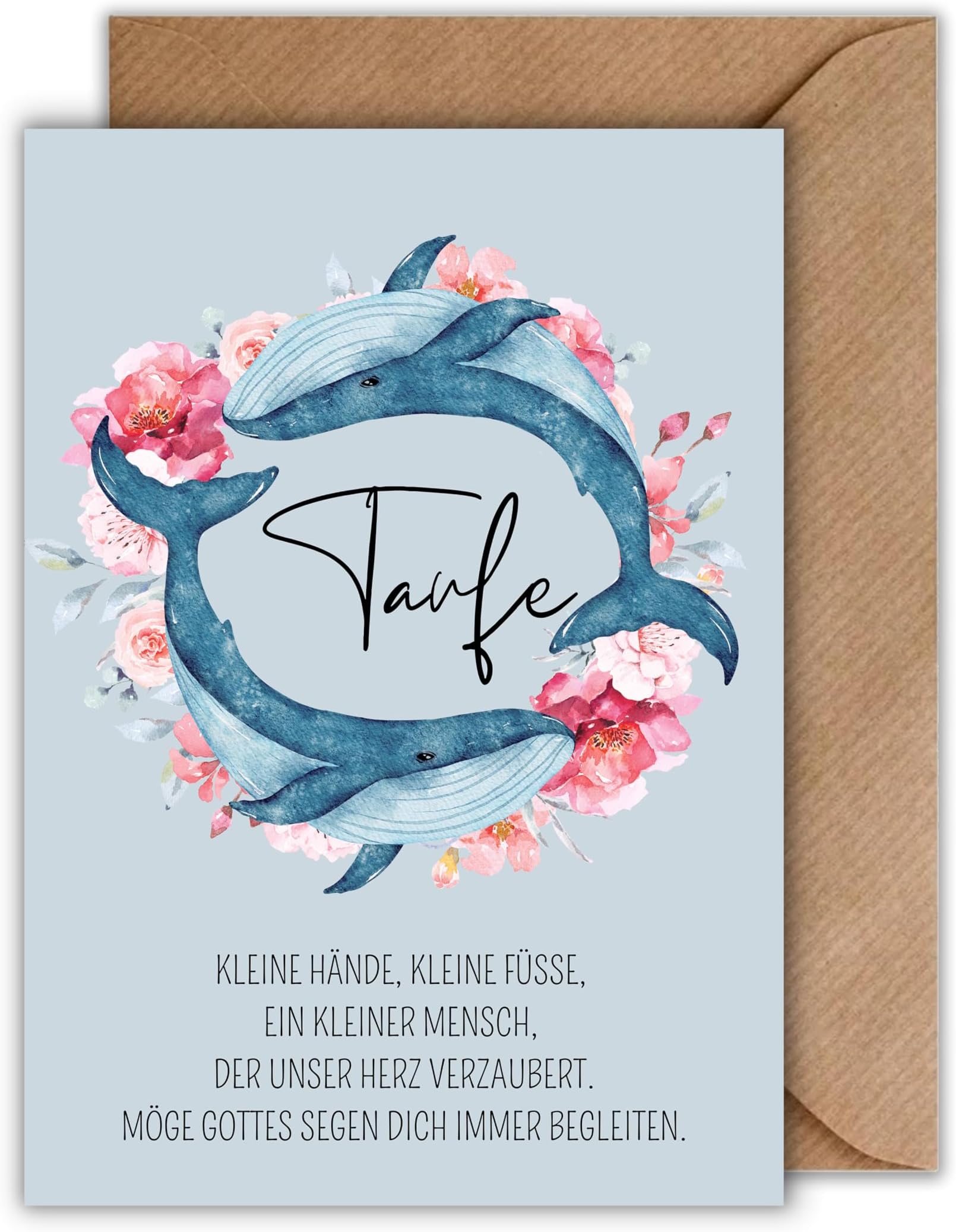 Edition Seidel Premium Glückwunschkarte zur Taufe mit Umschlag ...