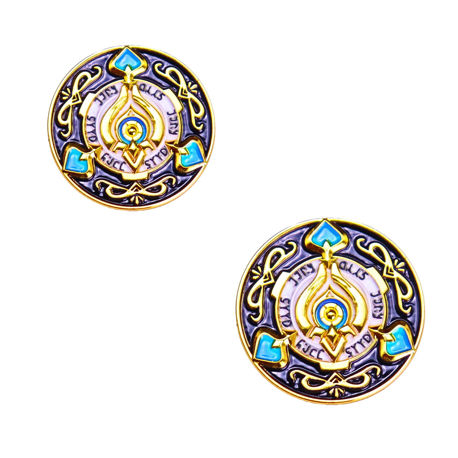 Amazon.com: HUYMHTER 2PCS Metal Honkai Star Rail Aventurine Chip Coin ...
