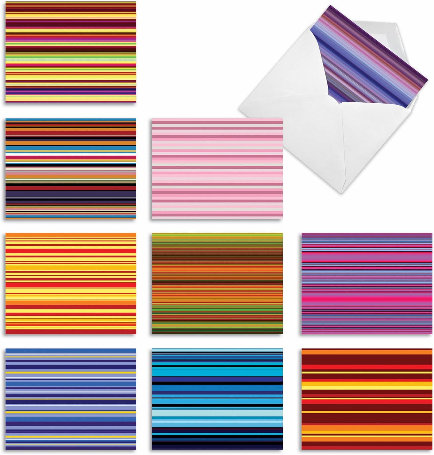 Amazon.com : The Best Card Company - 10 Boxed All Occasion Cards with ...