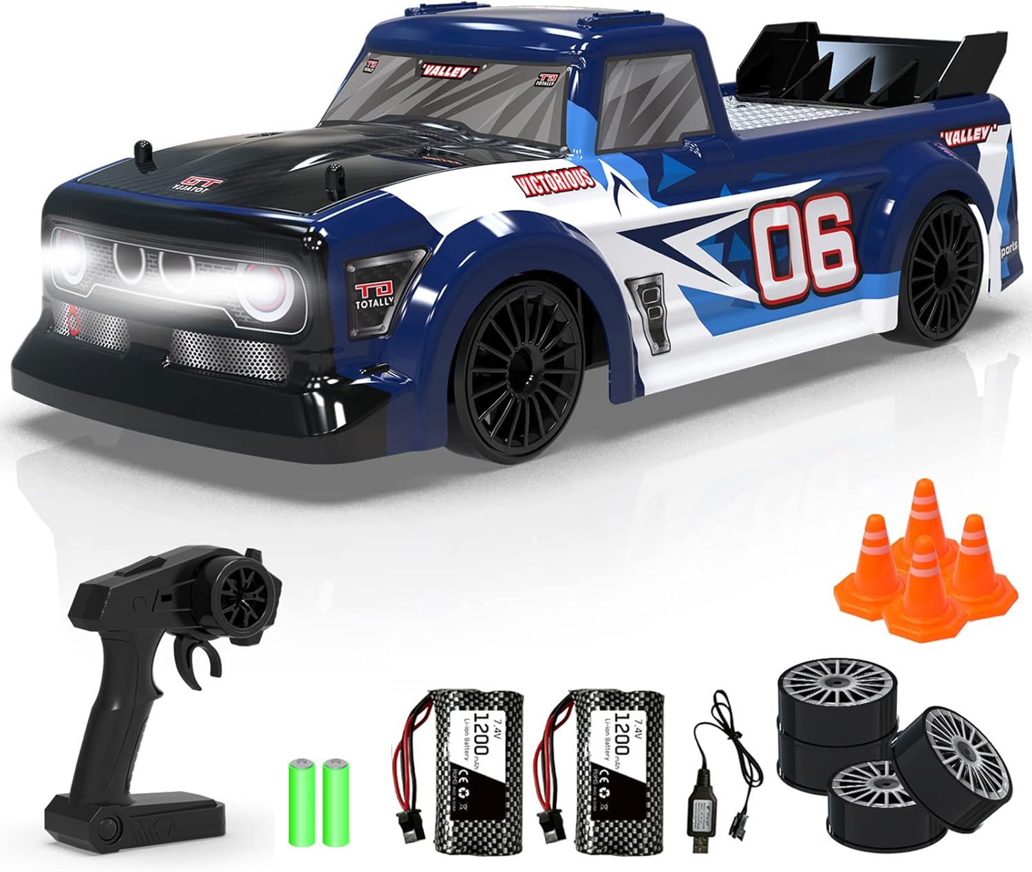 Amazon.com: GoolRC RC Drift Car, 1:14 Scale Remote Control Car, 2.4GHz ...