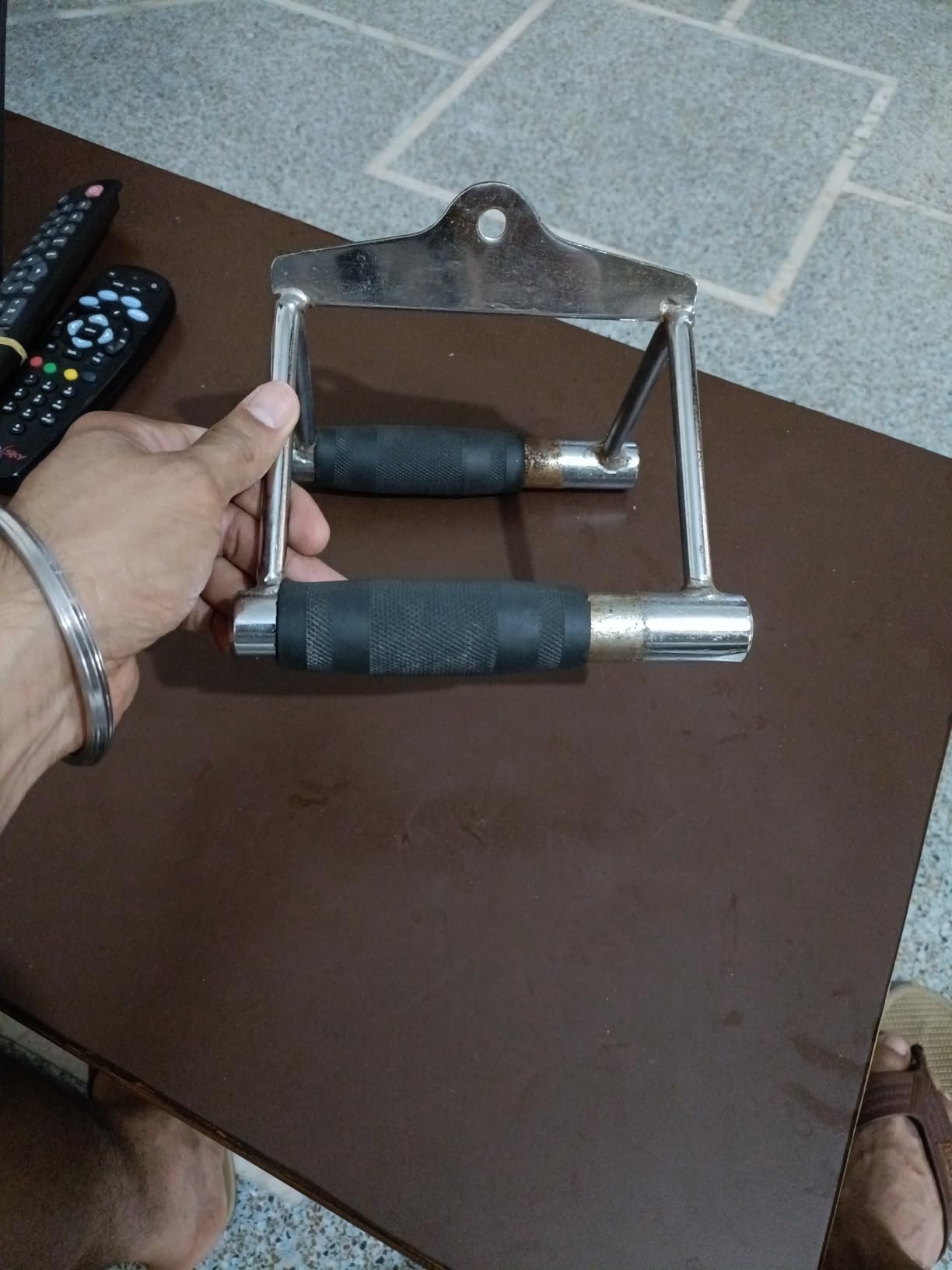 Bloxn Seated Rowing Handle, Cable Cross D Handle Rowing Handel with ...