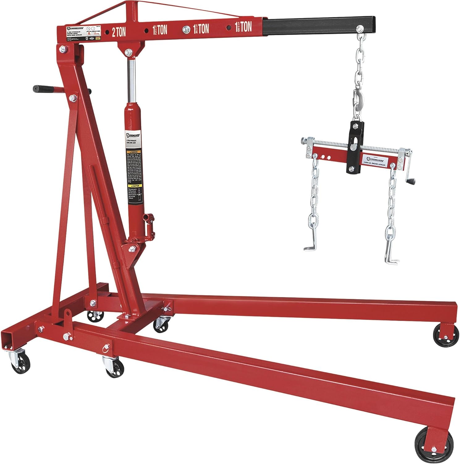 Strongway Hydraulic Engine Hoist with Load Leveler - Nepal | Ubuy