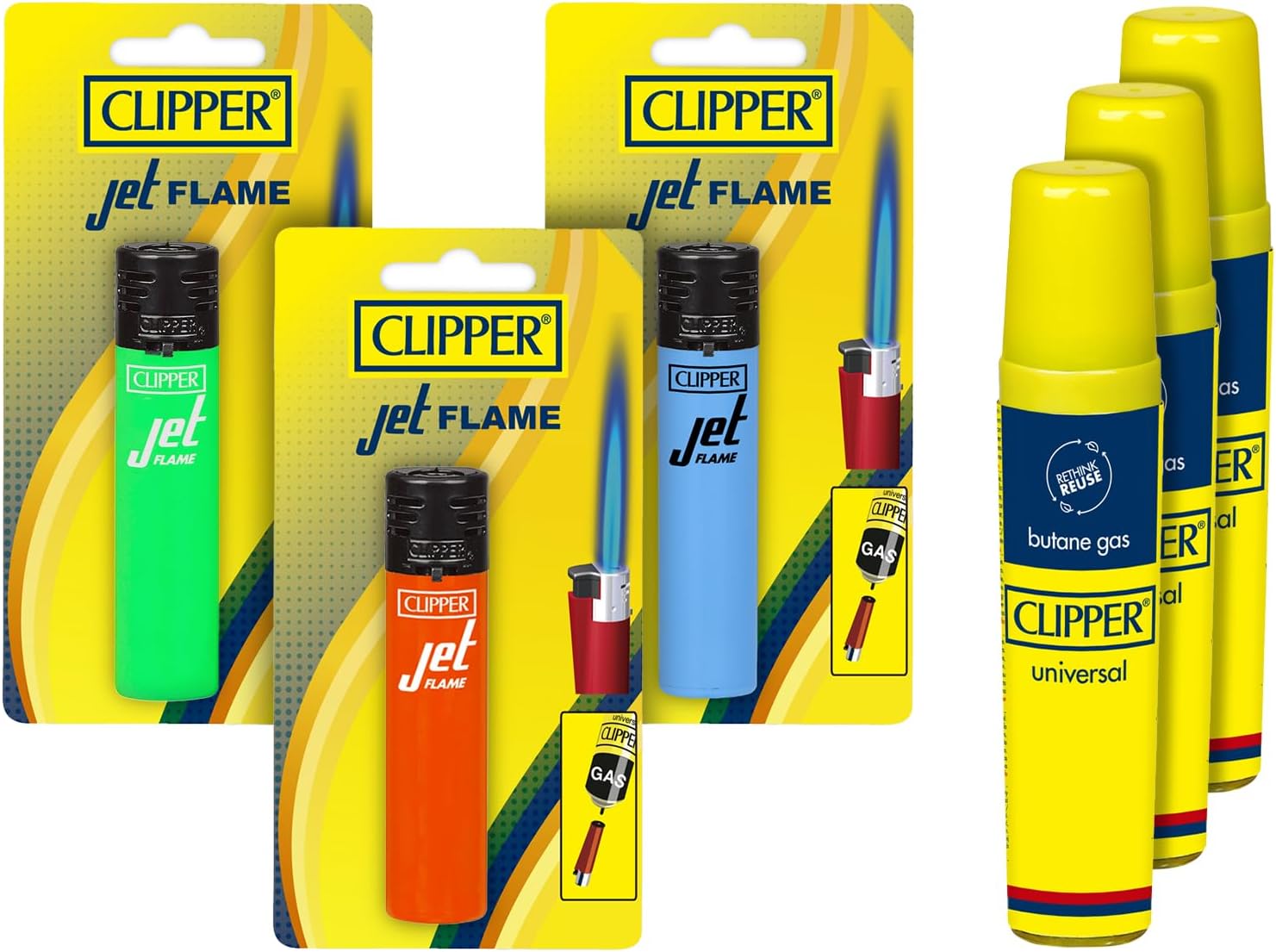 Amazon.com: Clipper Jet Butane Lighter Bundle : Health & Household