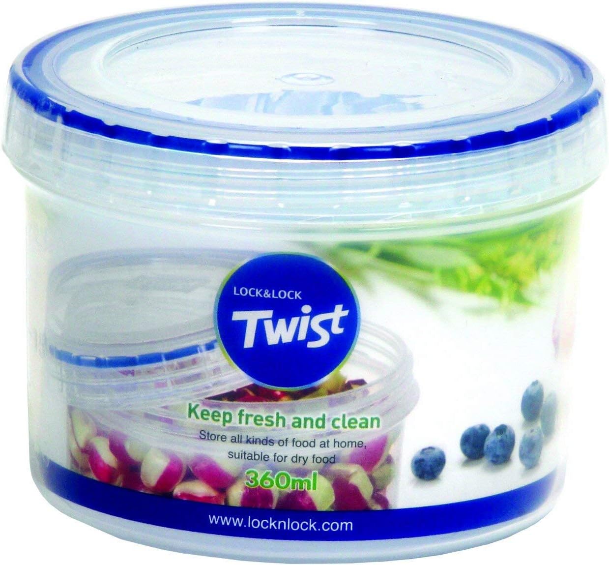Amazon.com: Lock&Lock Twist Container, 360ml : Home & Kitchen