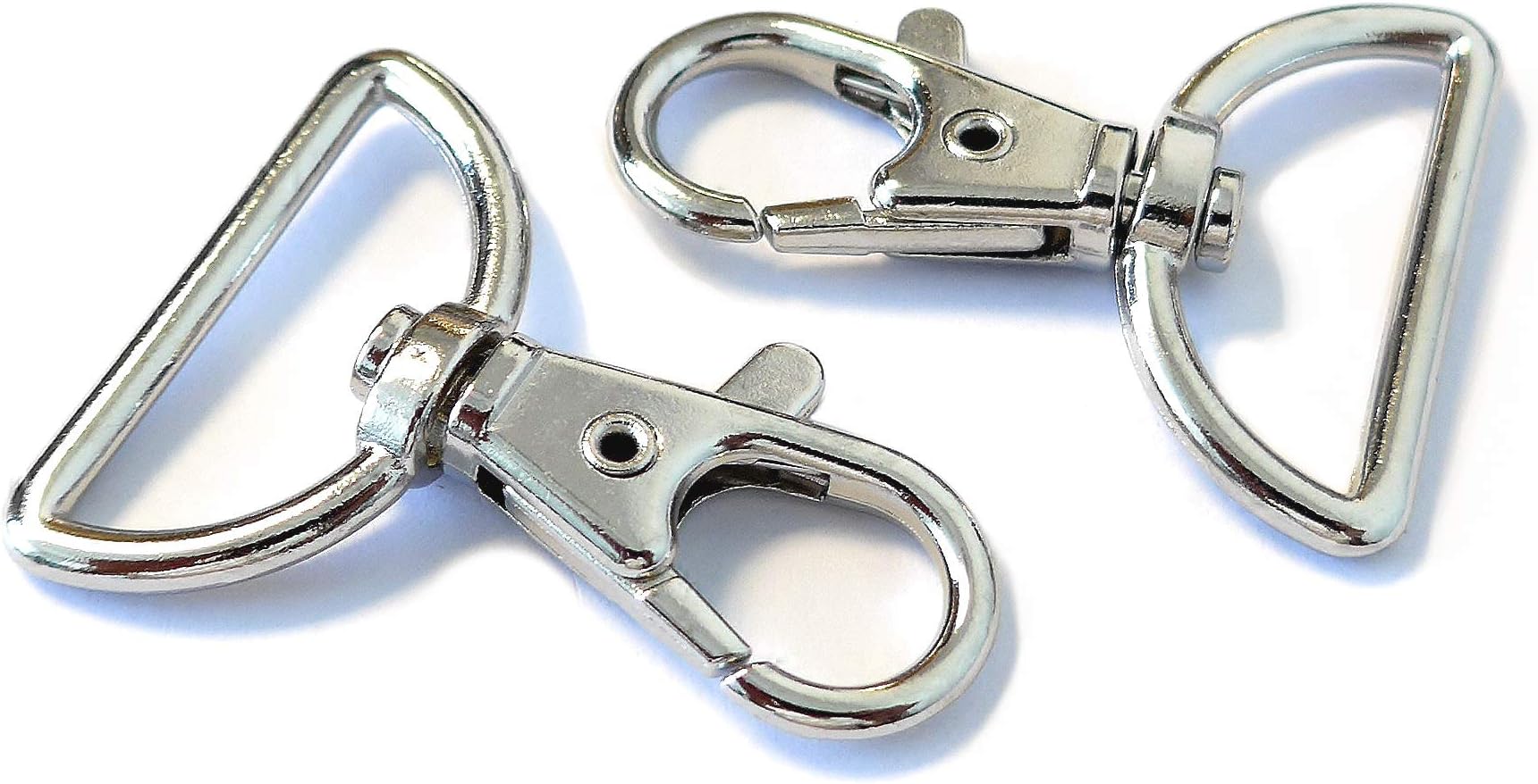 Amazon.com: 50 Metal Swivel Clasps Lanyard Snap Hook Lobster Claw Clasp ...