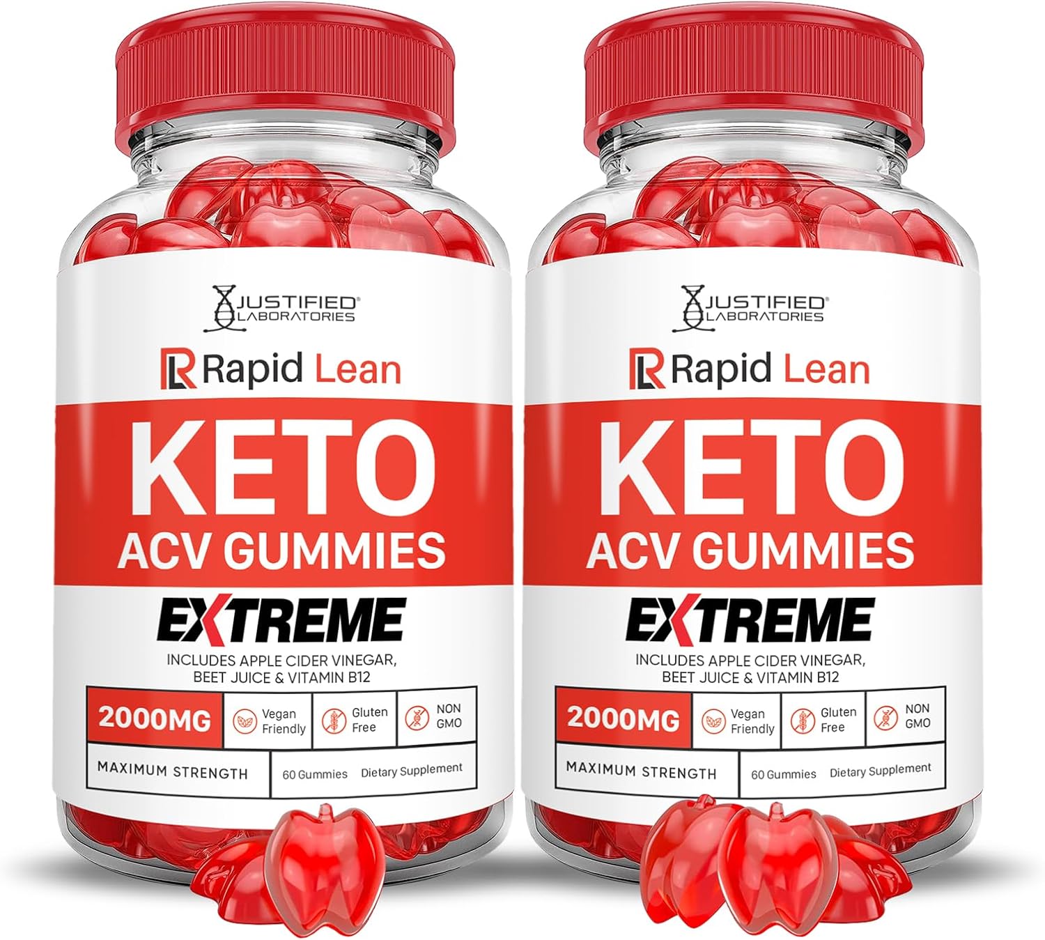 Amazon.com: (2 Pack) Rapid Lean Keto ACV Gummies Extreme 2000MG Rapid Lean Keto Gummies Apple ...