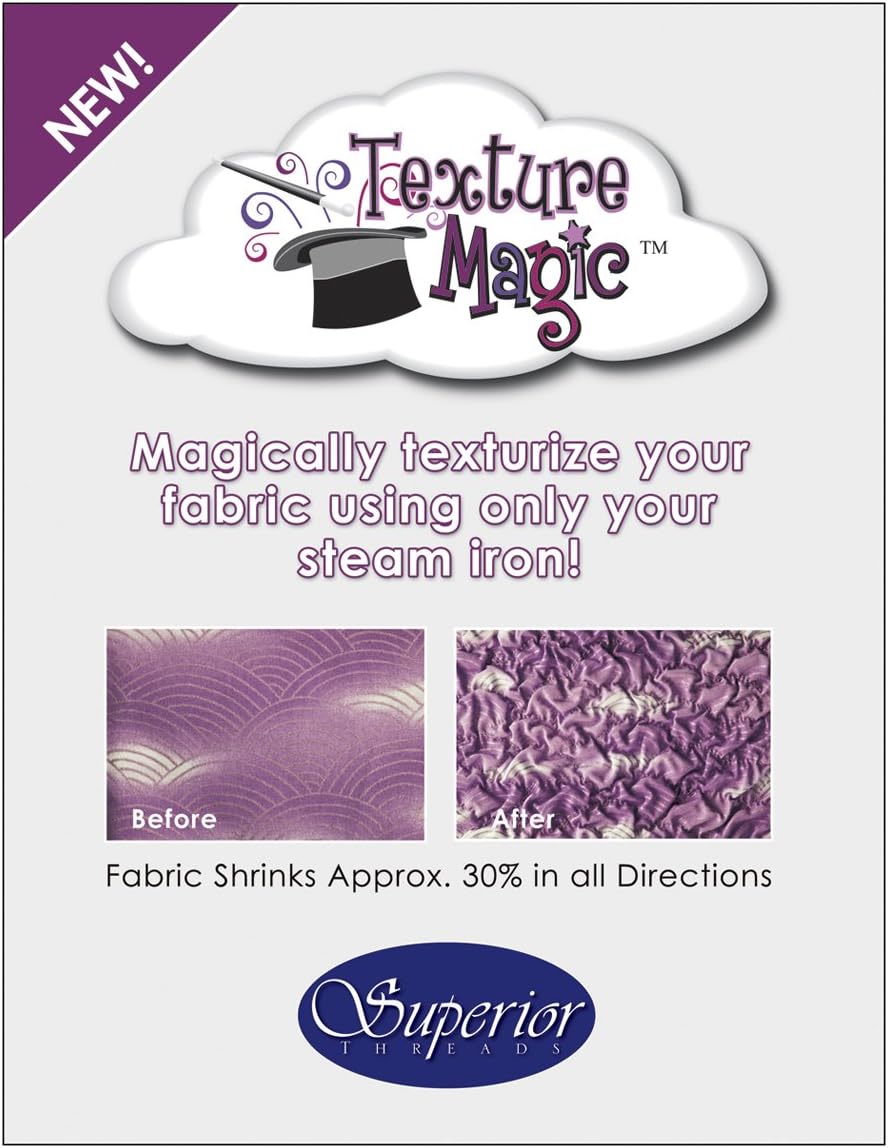 Amazon.com: Superior Threads Texture Magic Steam-Activated Shrinking ...