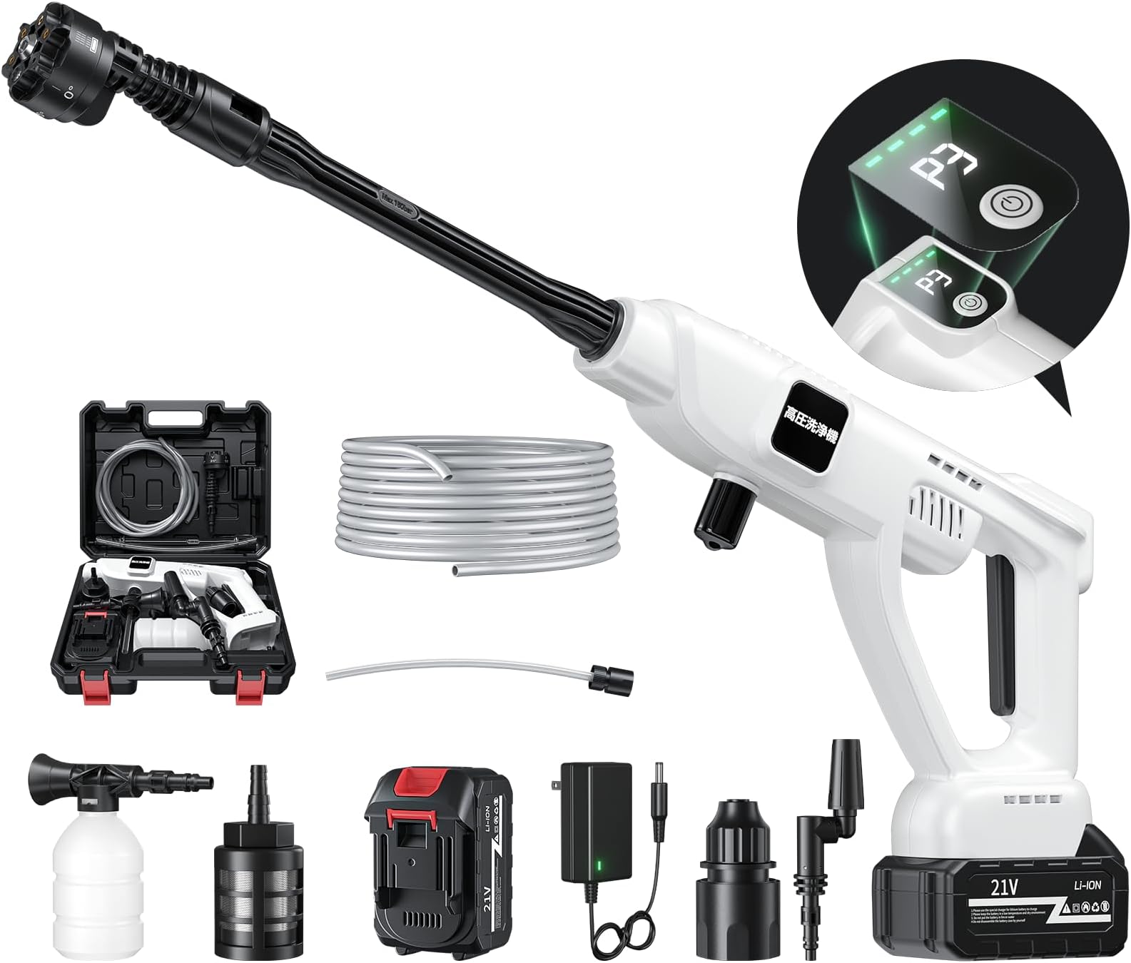 Amazon.co.jp: 【Amazon.co.jp限定】ケルヒャー(Karcher) コードレス高圧洗浄機 OC 5 Handy CB USB充電式 水道接続不要 コンパクト 軽量 簡単 ...