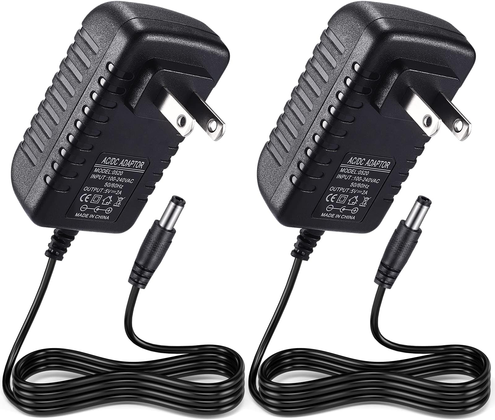 Amazon.com: Snsnlent 5V 2A AC DC Adapter with 5.5 x 2.5mm Charger US ...