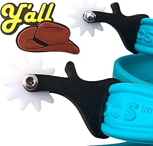 Amazon.com: BenBig Spurs for Croc, Mini Croc Spur Clips with Cowboy Hat ...