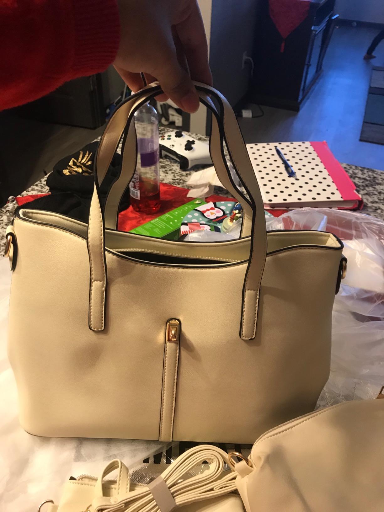 YTL Women Fashion PU Leather Handbag+Shoulder Bag+Purse+Card Holder ...