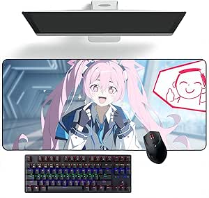 Amazon.com: ZEKYGPP Anime Mouse pad Blue Archive Kurosaki Koyuki Anime ...