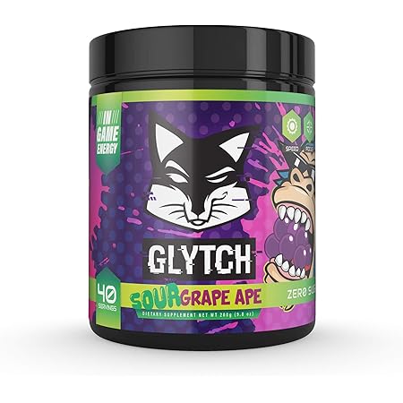 Amazon.com: GLYTCH Gaming Energy Supplement Powder | Gamer and Esports ...
