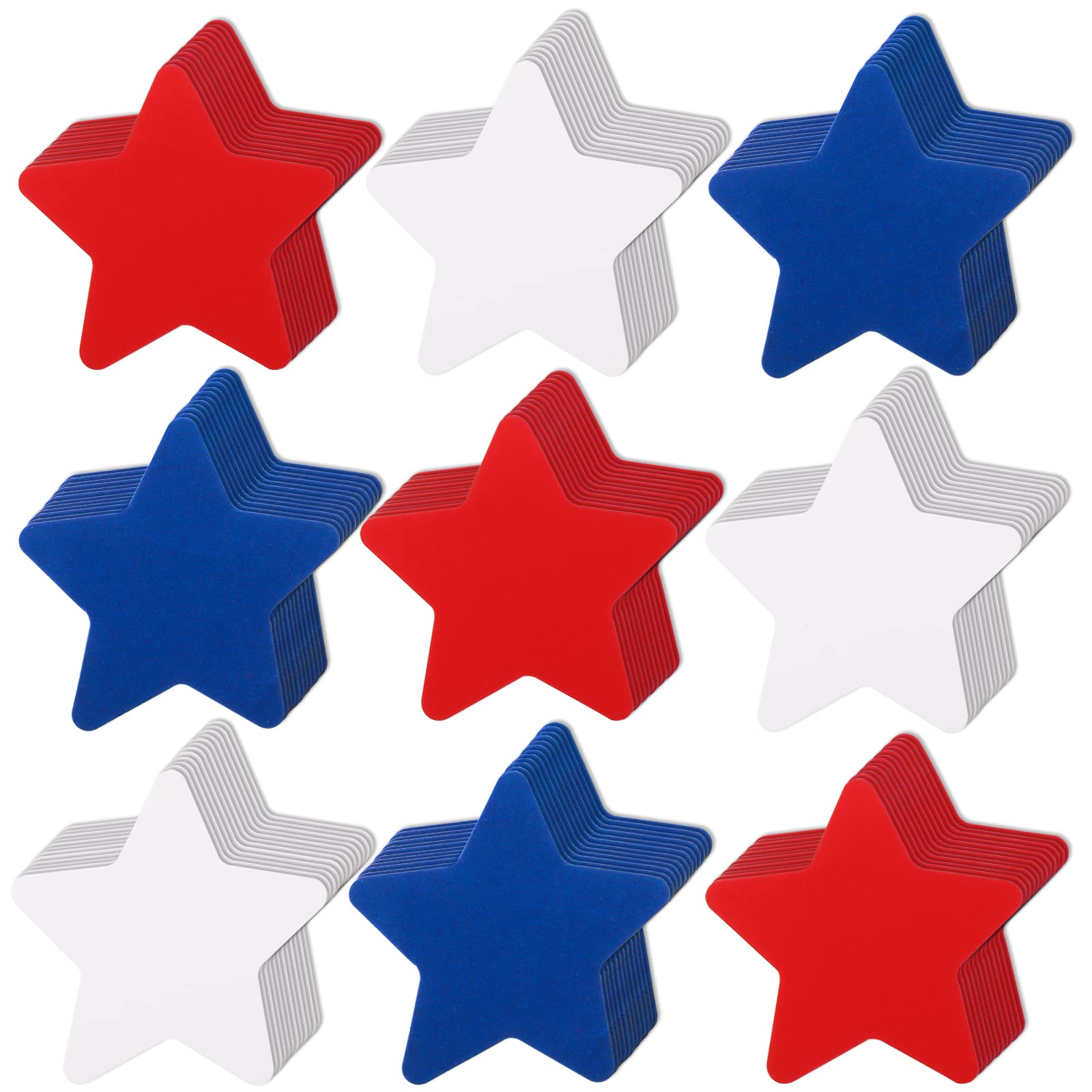 Amazon.com: 360 Pcs Patriotic Star Cutouts Paper Stars 4th of July Star ...
