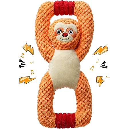 Pet Supplies : samtotopets Sloth Dog Toys,Puppy Toys,Squeaky Dog Toys ...