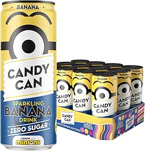 Candy Can, Minions Banana Candy, Fun Sparkling Flavours, Zero-Sugar ...